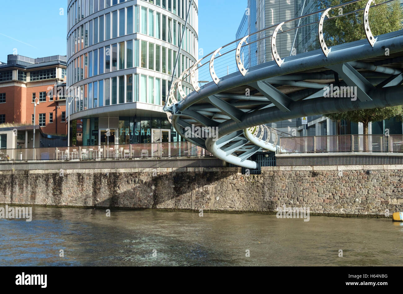Around Bristol City. The Eye and Valentine Bridge Stock Photo - Alamy