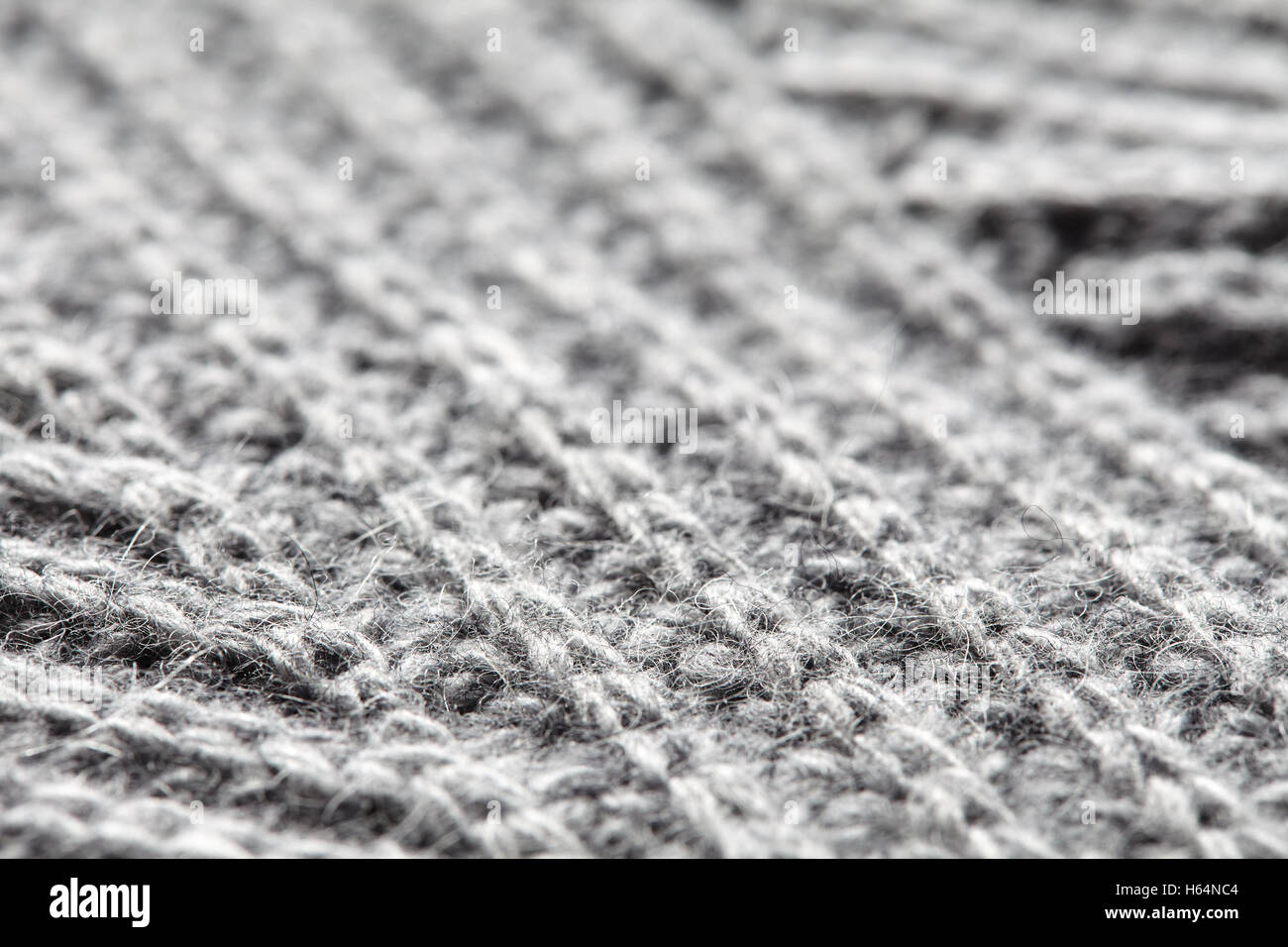 Grey knitting wool texture background. Texture of striped pattern ...