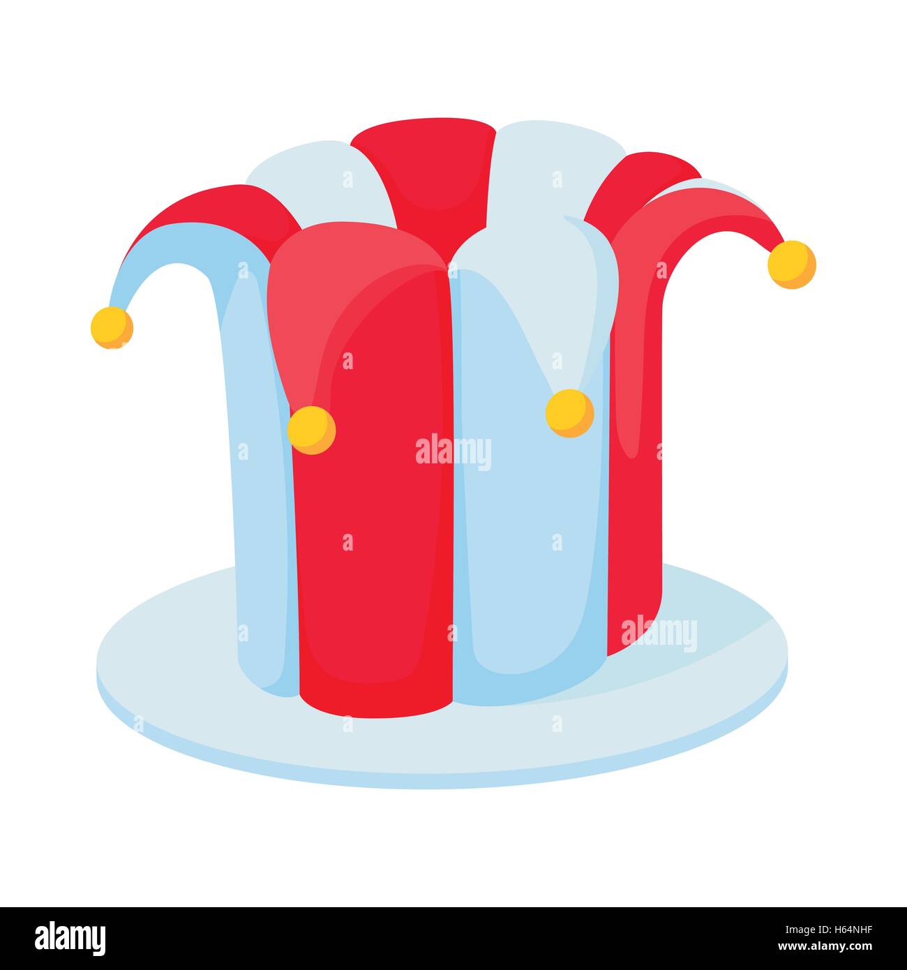Jester hat icon in cartoon style Stock Vector Image & Art - Alamy