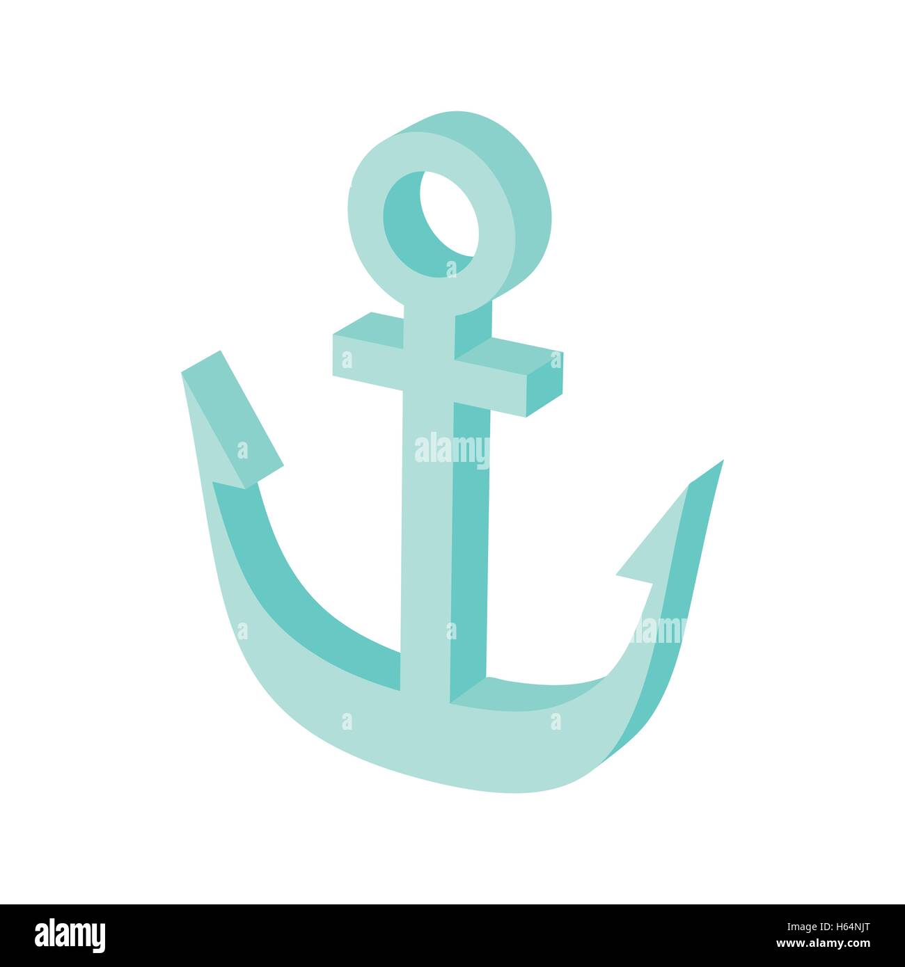 Anchor icon in cartoon style Stock Vector Image & Art - Alamy