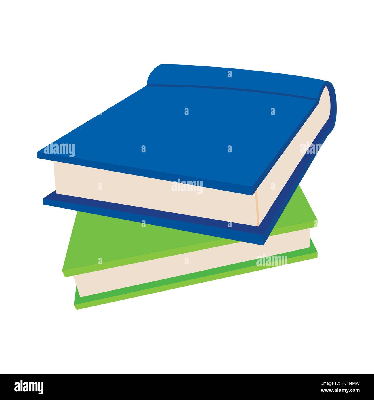 Two old school books Stock Vector Images - Alamy