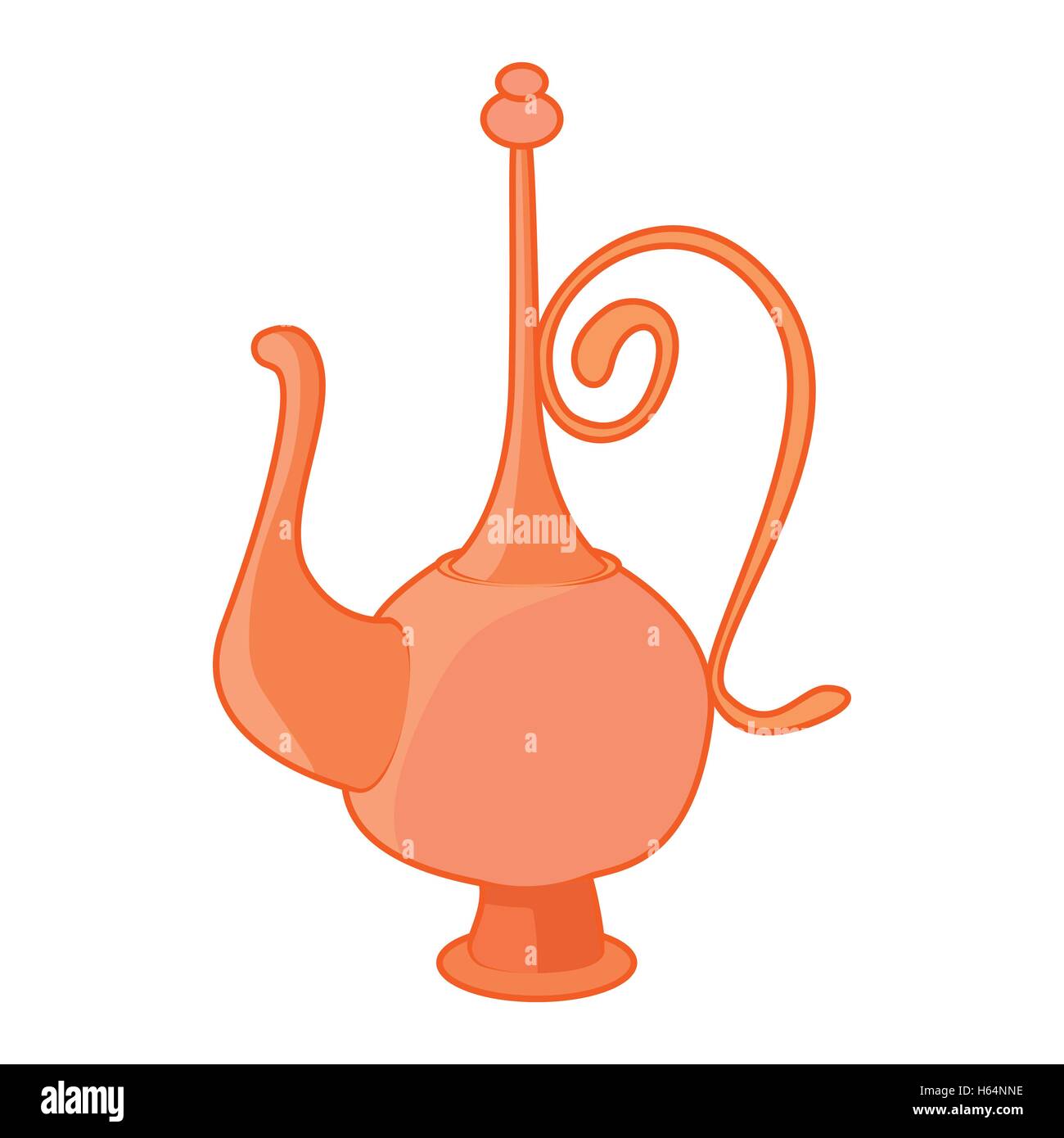 Arabic tea pot icon, cartoon style Stock Vector Image & Art - Alamy