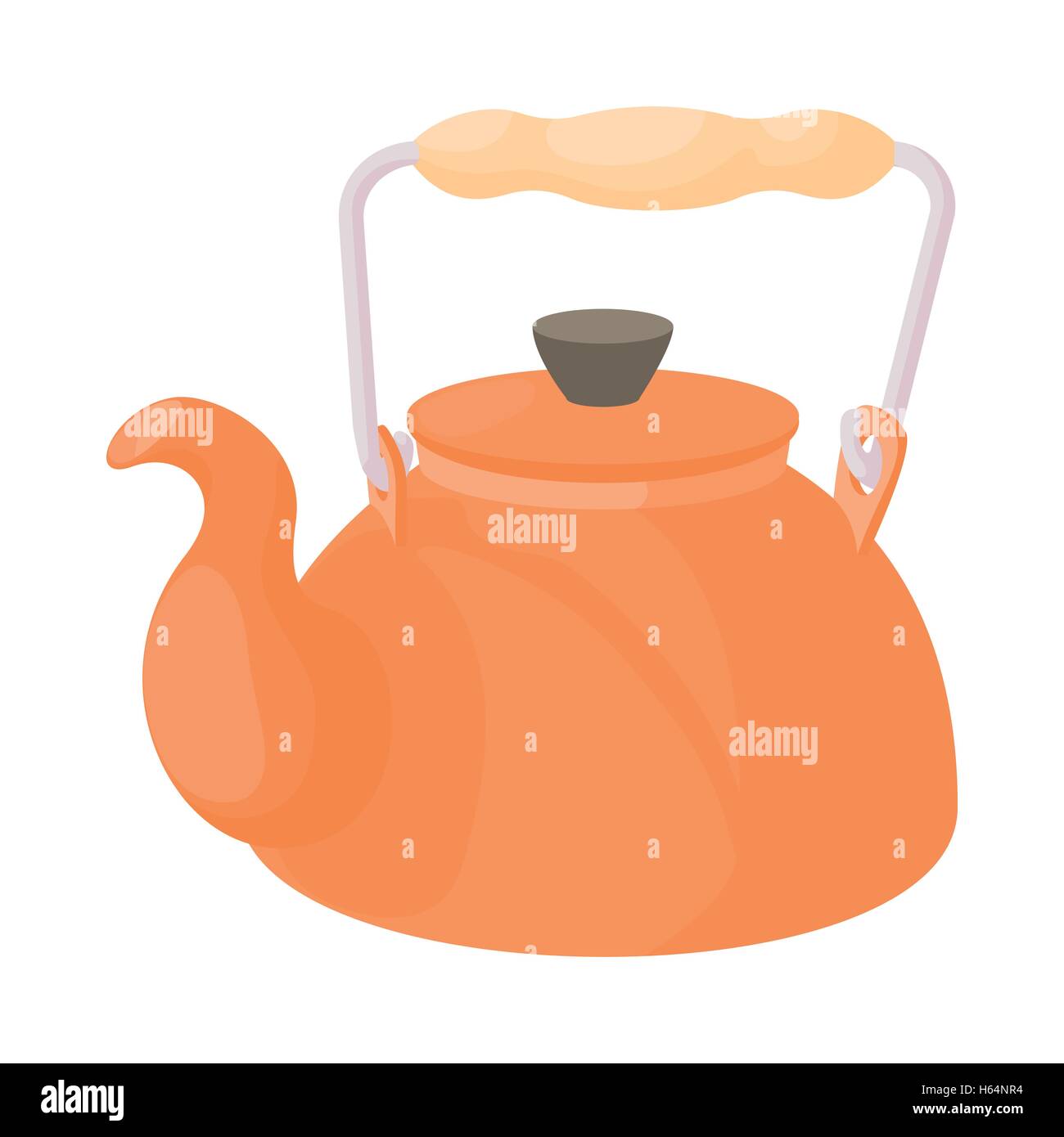Kettle icon in cartoon style Stock Vector Image & Art - Alamy