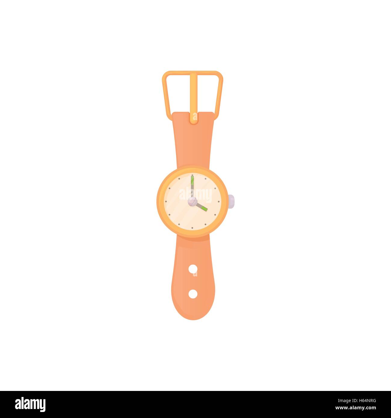 Round wrist watch icon, cartoon style Stock Vector Image & Art - Alamy