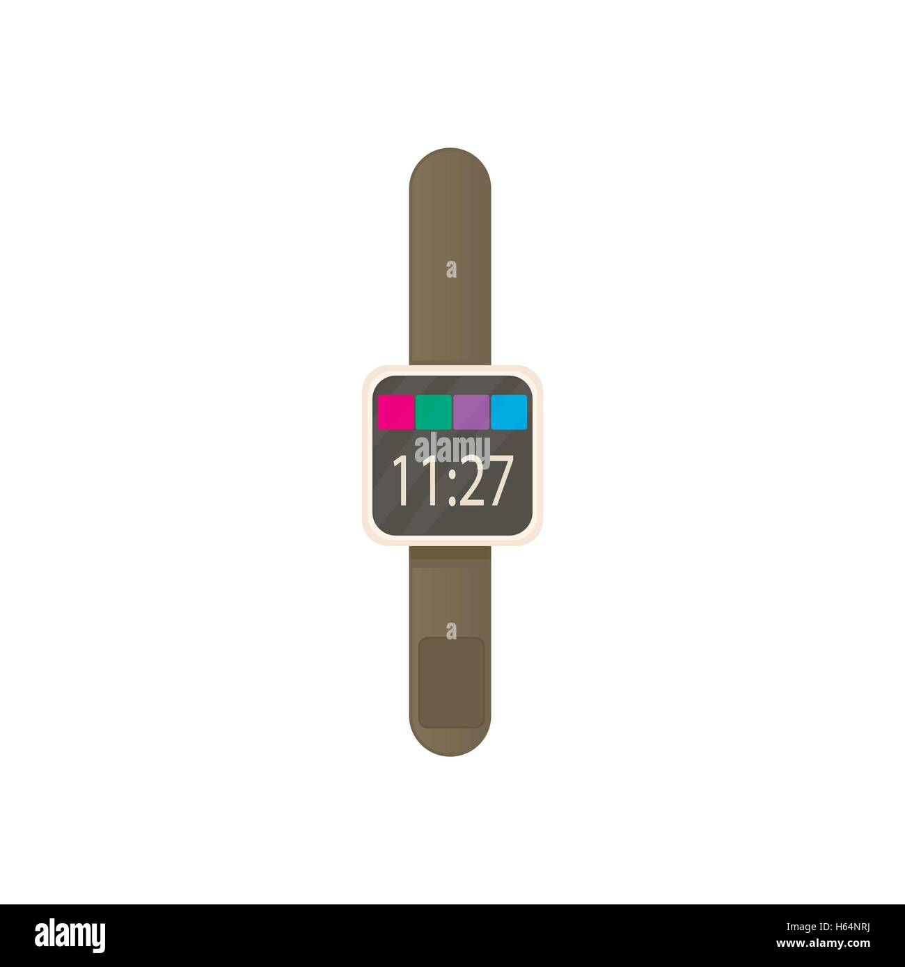 Smartwatch icon in cartoon style Stock Vector Image & Art - Alamy