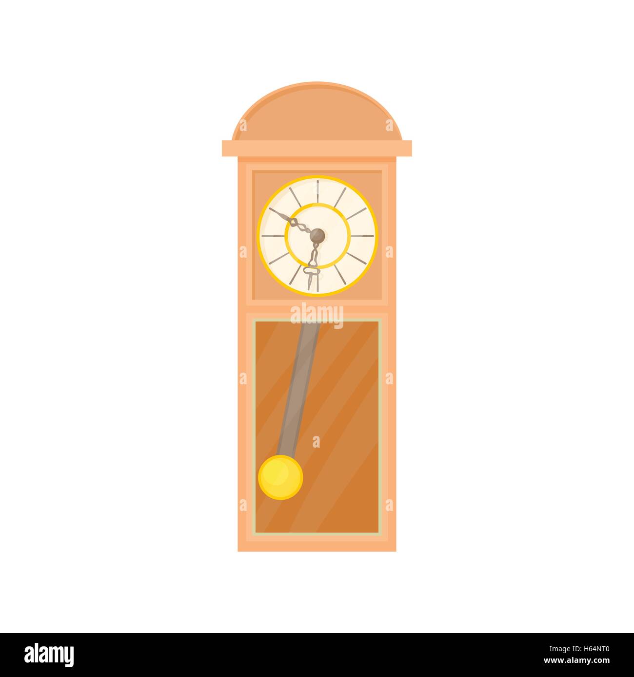 Cartoon old grandfather clock hi-res stock photography and images - Alamy