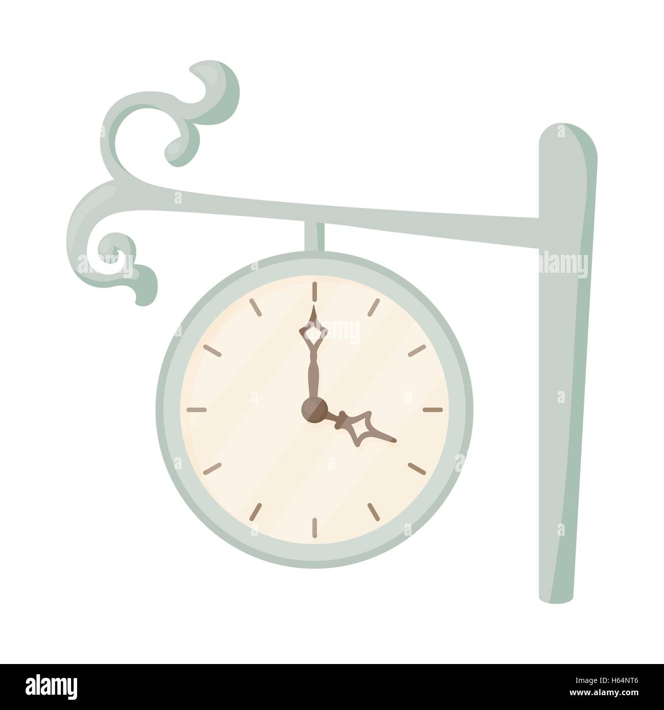 Station clock icon, cartoon style Stock Vector Image & Art - Alamy