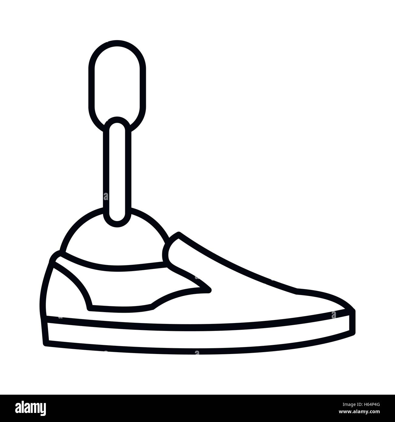 Prosthetic leg icon, outline style Stock Vector Image & Art - Alamy