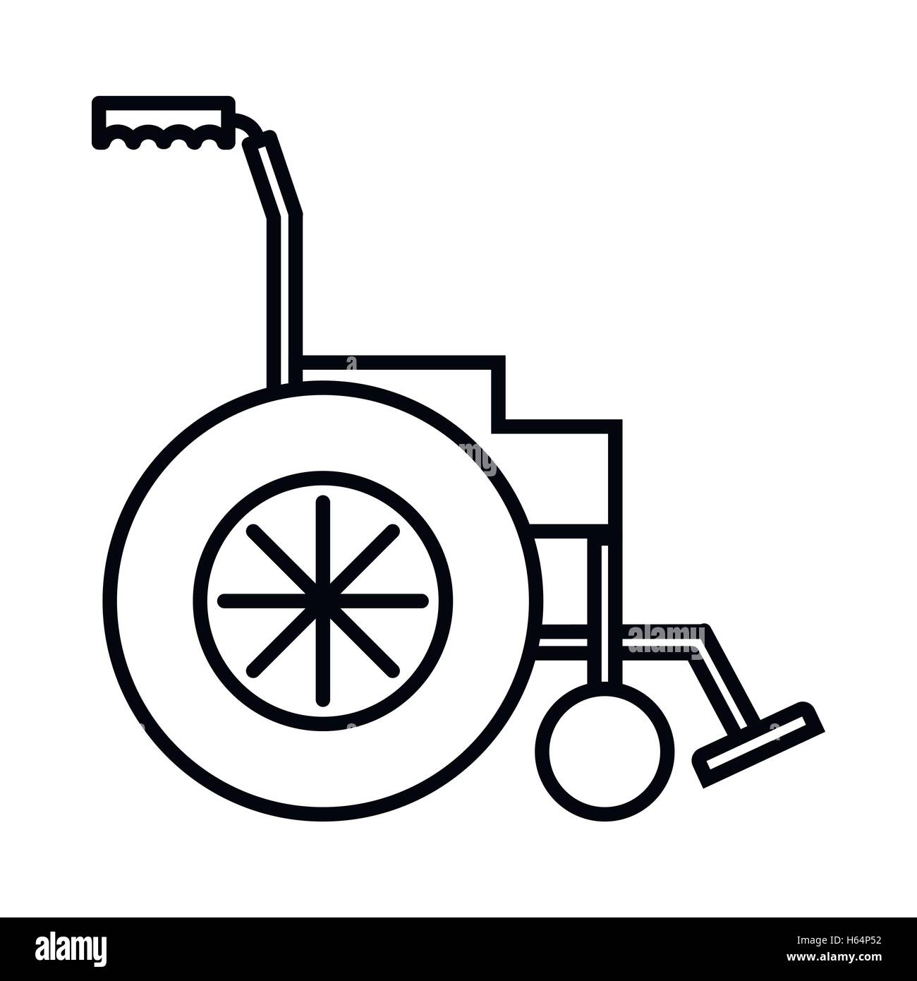 Wheelchair icon, outline style Stock Vector Image & Art - Alamy Wheelchair icon, outline style Stock Vector Image & Art - Alamy