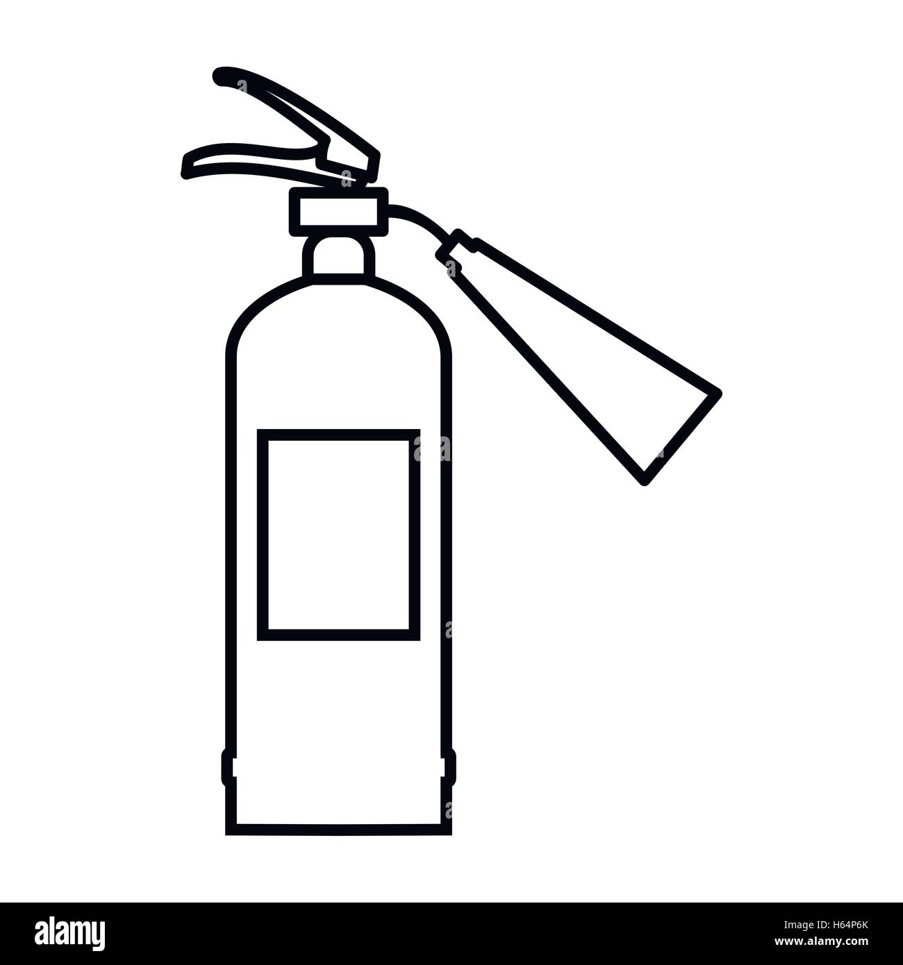 Fire extinguisher icon, outline style Stock Vector Image & Art - Alamy