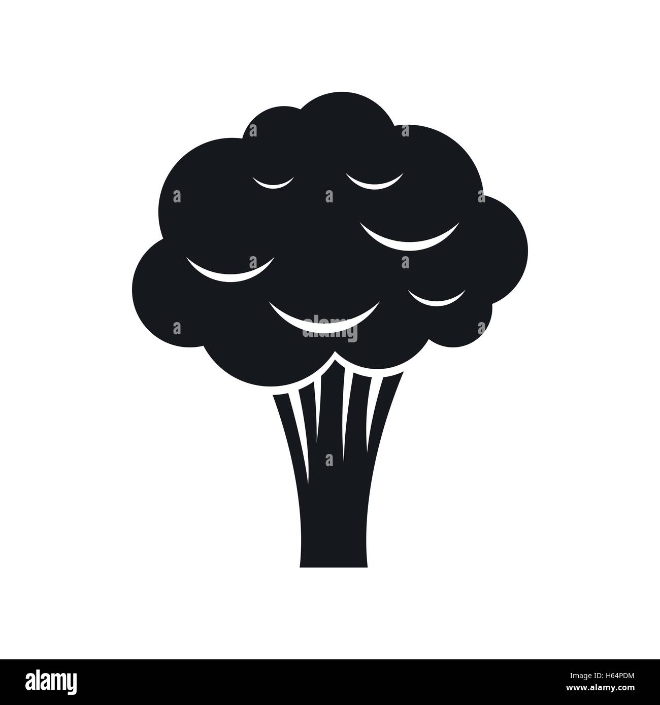 Broccoli icon, simple style Stock Vector Image & Art - Alamy