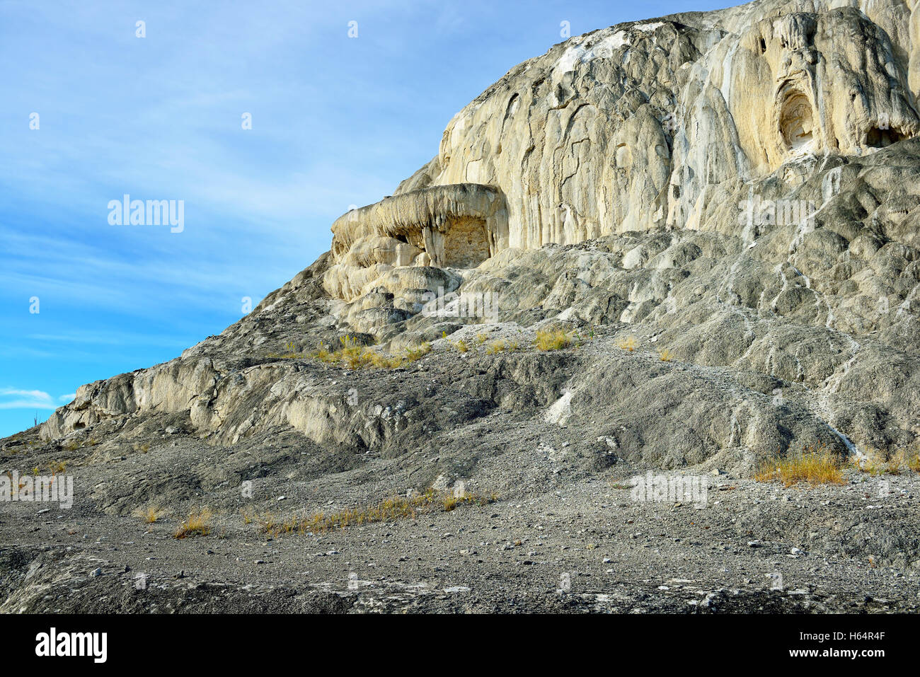 Minerva Terrace in Mammoth Hot Springs area of Yellowstone National ...