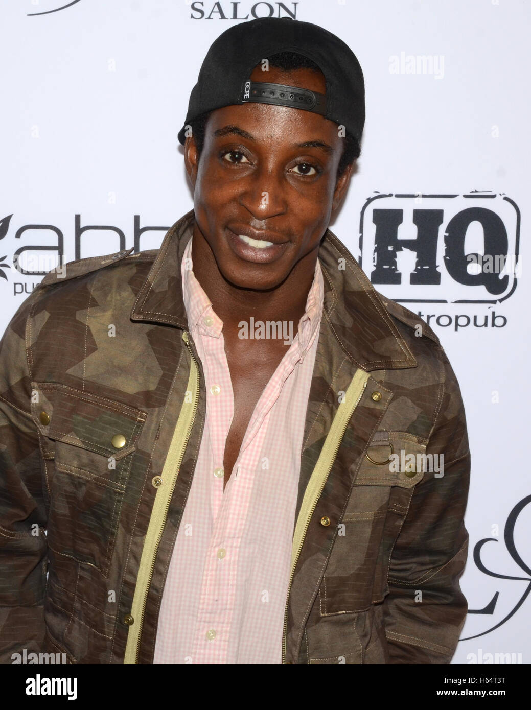 Shaka Smith arrives at the GLAM Beverly Hills Salon Grand Opening ...