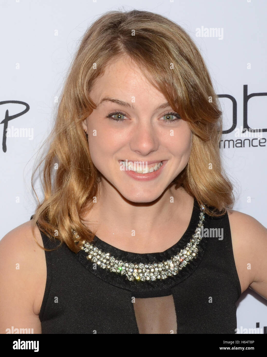 Laura Slade Wiggins arrives at the GLAM Beverly Hills Salon Grand ...