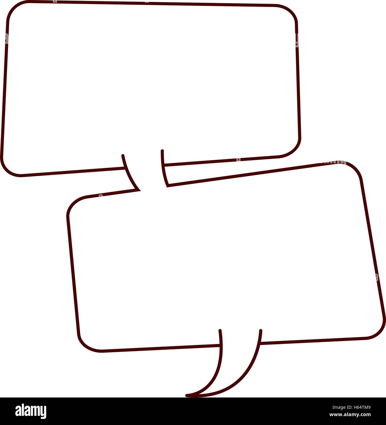 silhouette two rounded rectangle callout Stock Vector Image & Art - Alamy silhouette two rounded rectangle callout Stock Vector Image & Art - Alamy