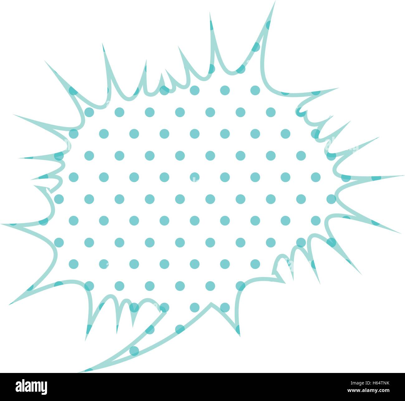 Dotted silhouette callout scream for dialogue Stock Vector Image & Art ...