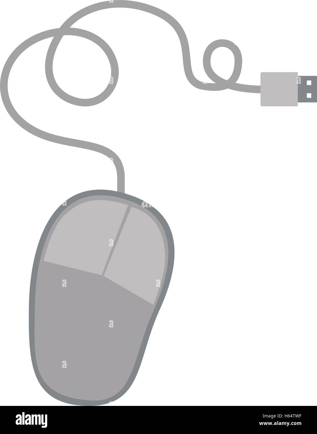 computer mouse with USB cable Stock Vector Image & Art - Alamy