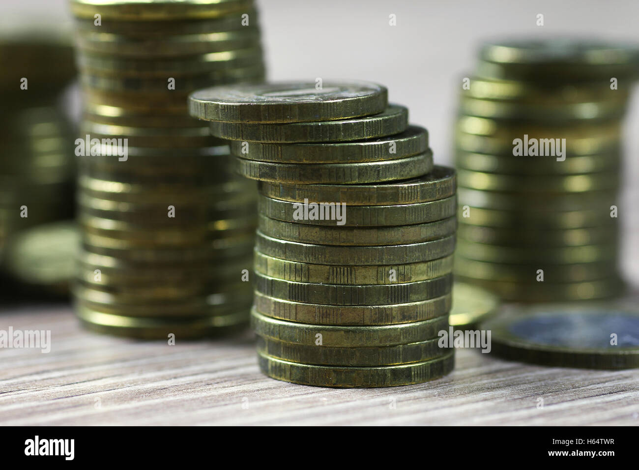 stack of coins Stock Photo - Alamy