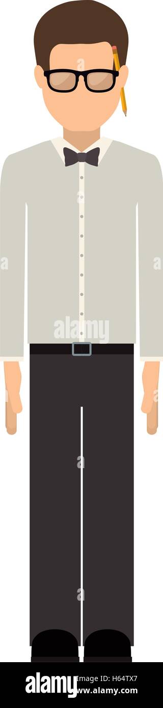 Young male wearing shirt Stock Vector Images - Alamy