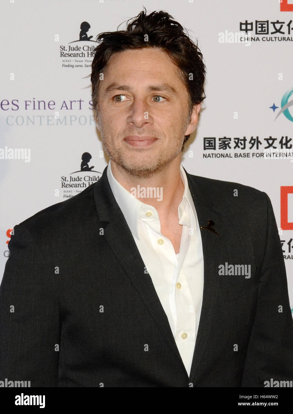 Actor Zach Braff attends the LA Art Show 2016 at the LA Convention ...