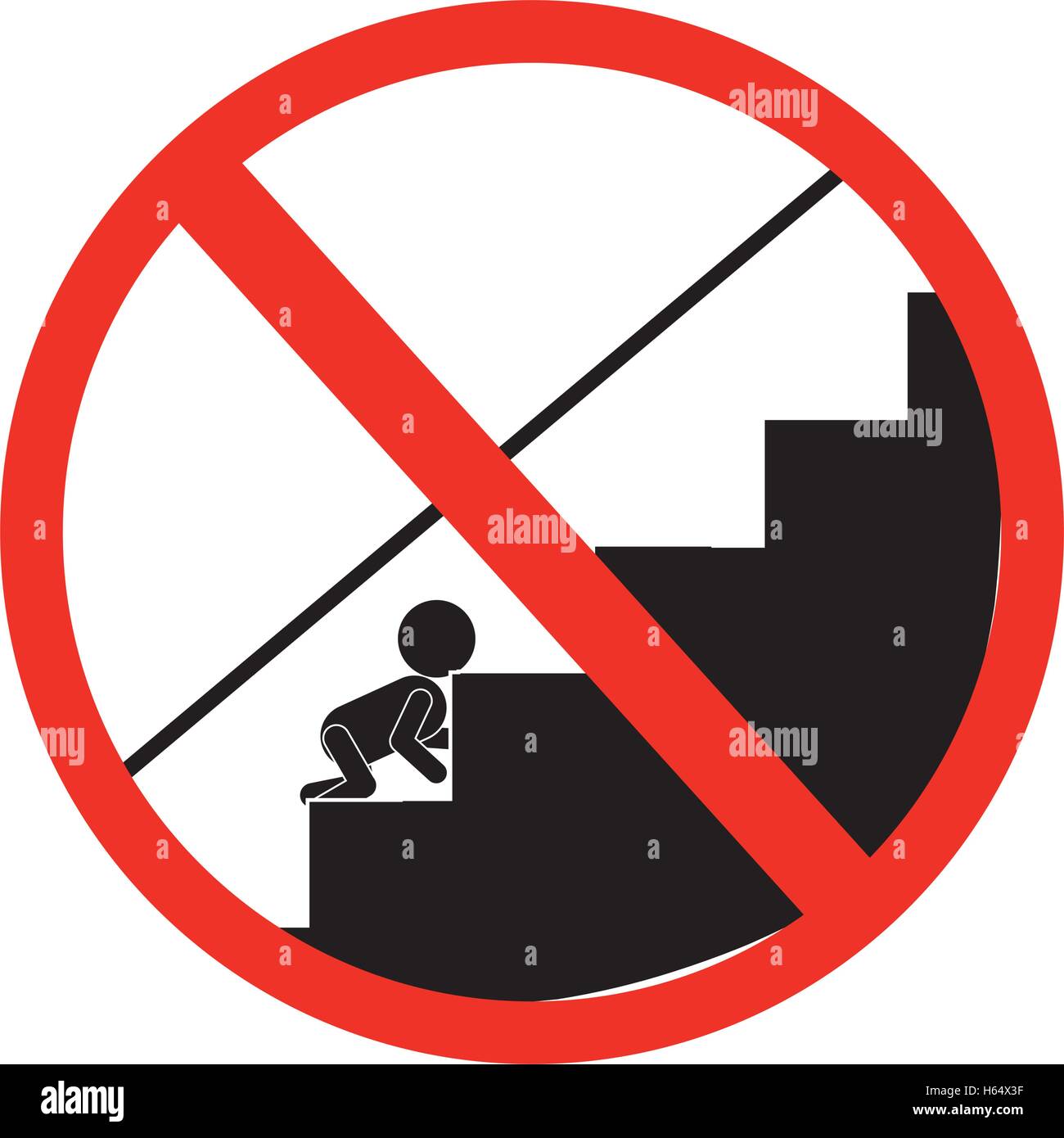 No babies sign Stock Vector Images - Alamy