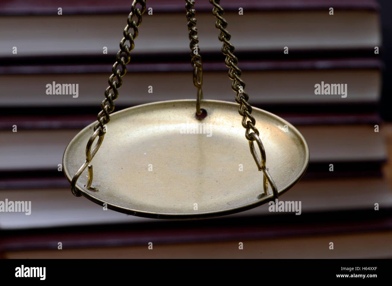 Old Golden weighing scale balance Stock Photo - Alamy