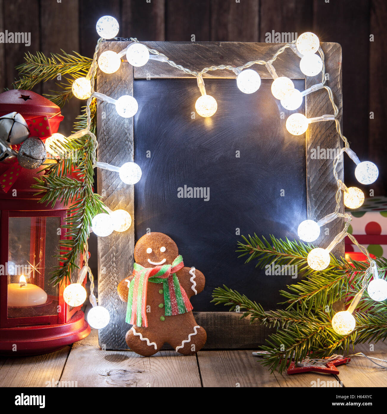 Gingerbread man frame hi-res stock photography and images - Alamy