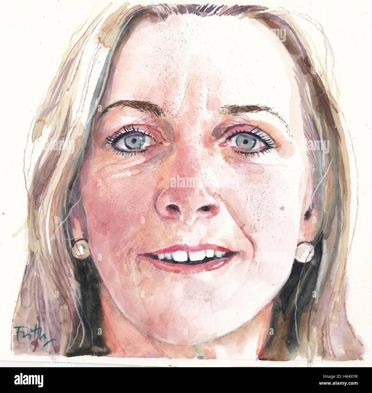 Head and shoulder female art hi-res stock photography and images - Alamy