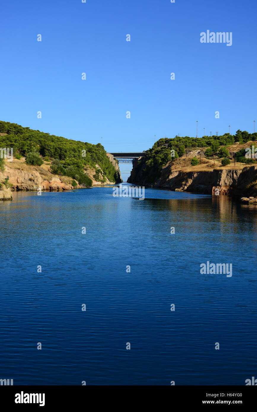 Greece, Corinth Canal Stock Photo - Alamy