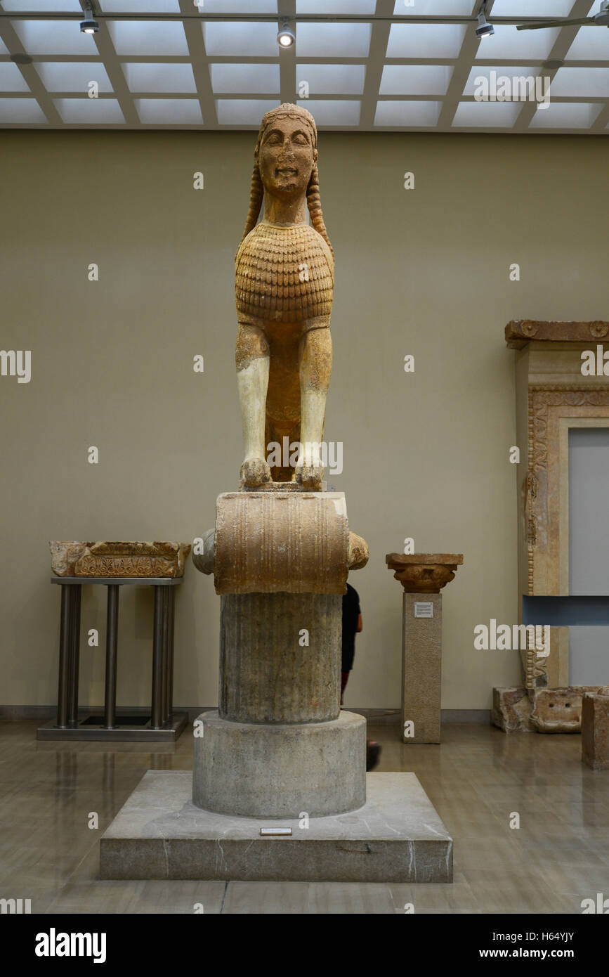 Greece, Delphi, Delphi Museum, Ancient Sculpture Stock Photo - Alamy