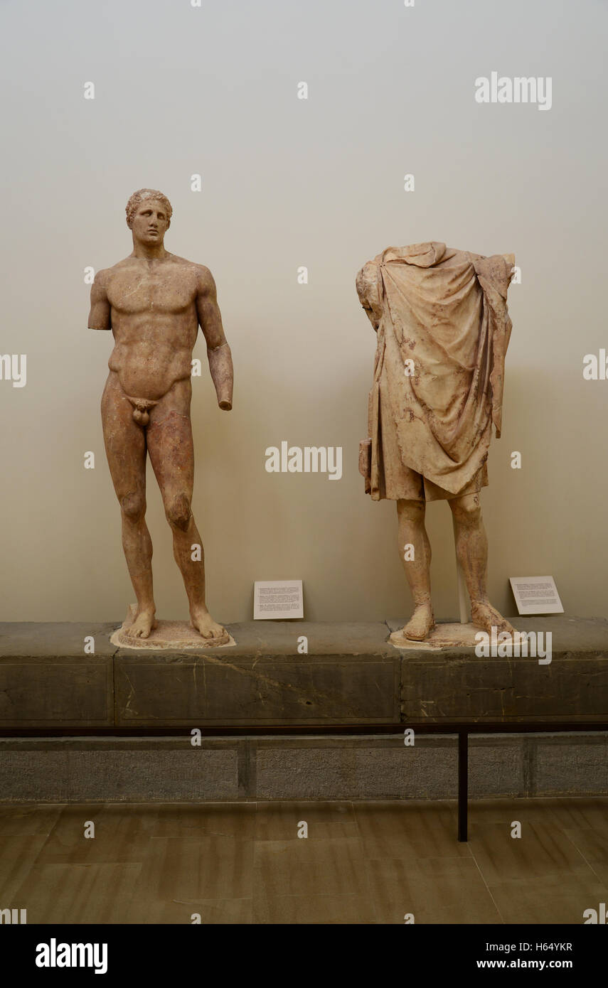 Greece, Delphi, Delphi Museum, Ancient Statues Stock Photo - Alamy