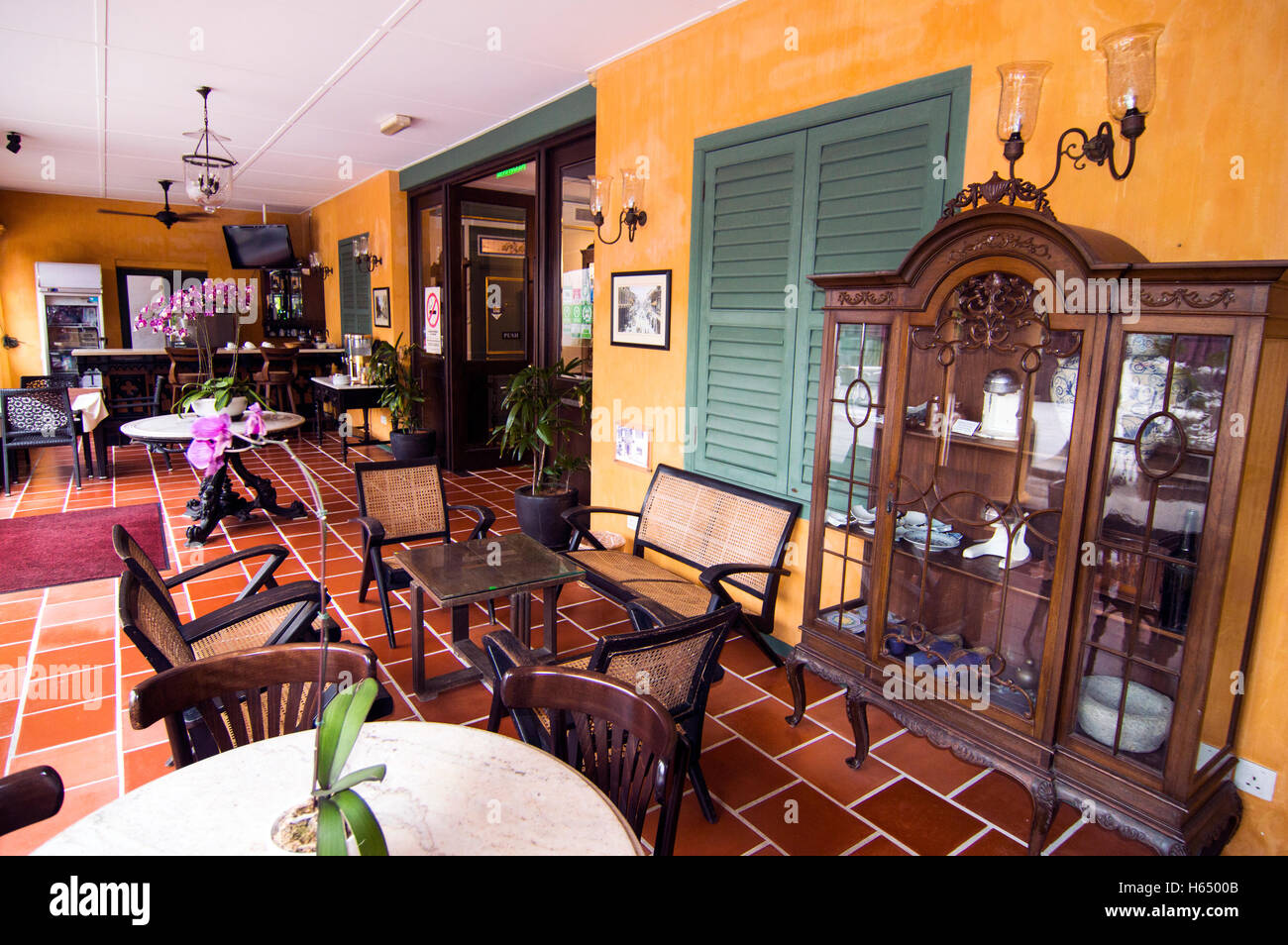 Yang Kang Hotel, Lebuh Chulia, Georgetown, Penang, Malaysia Stock Photo ...