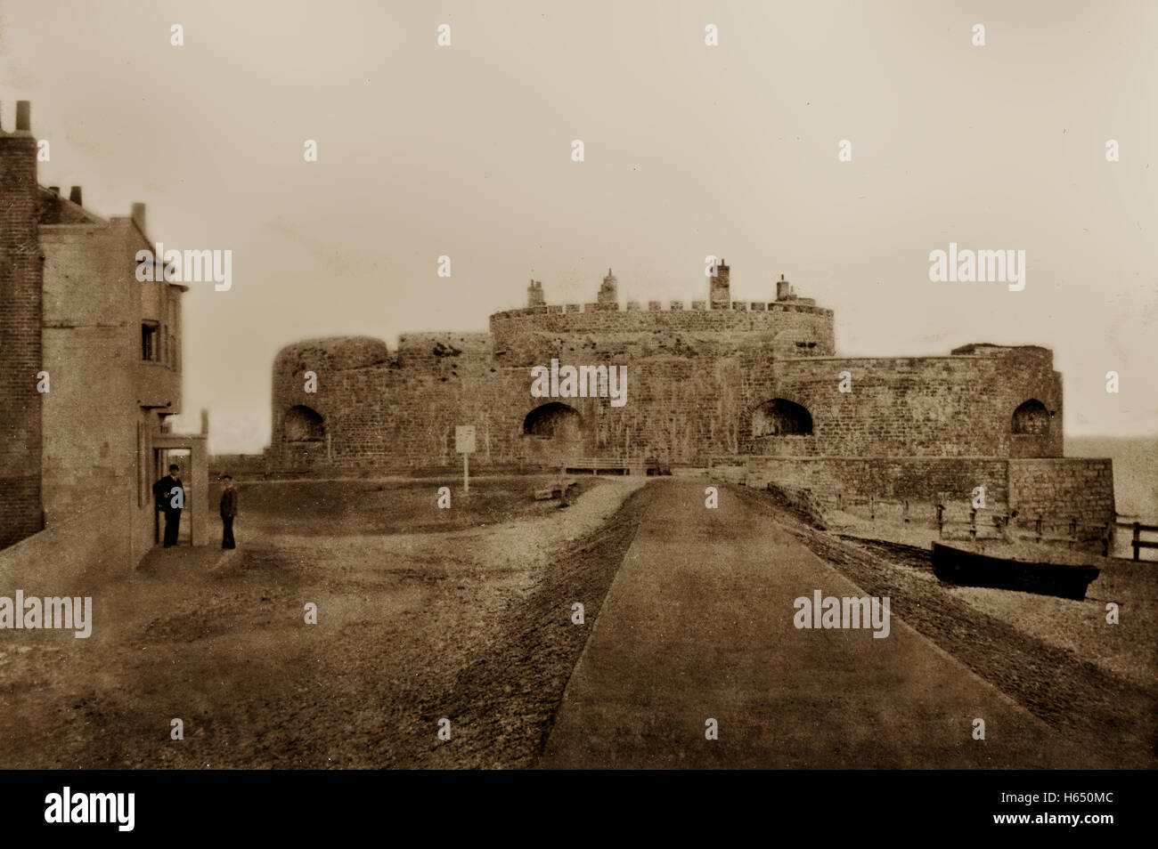 sandown castle, deal, kent Stock Photo - Alamy