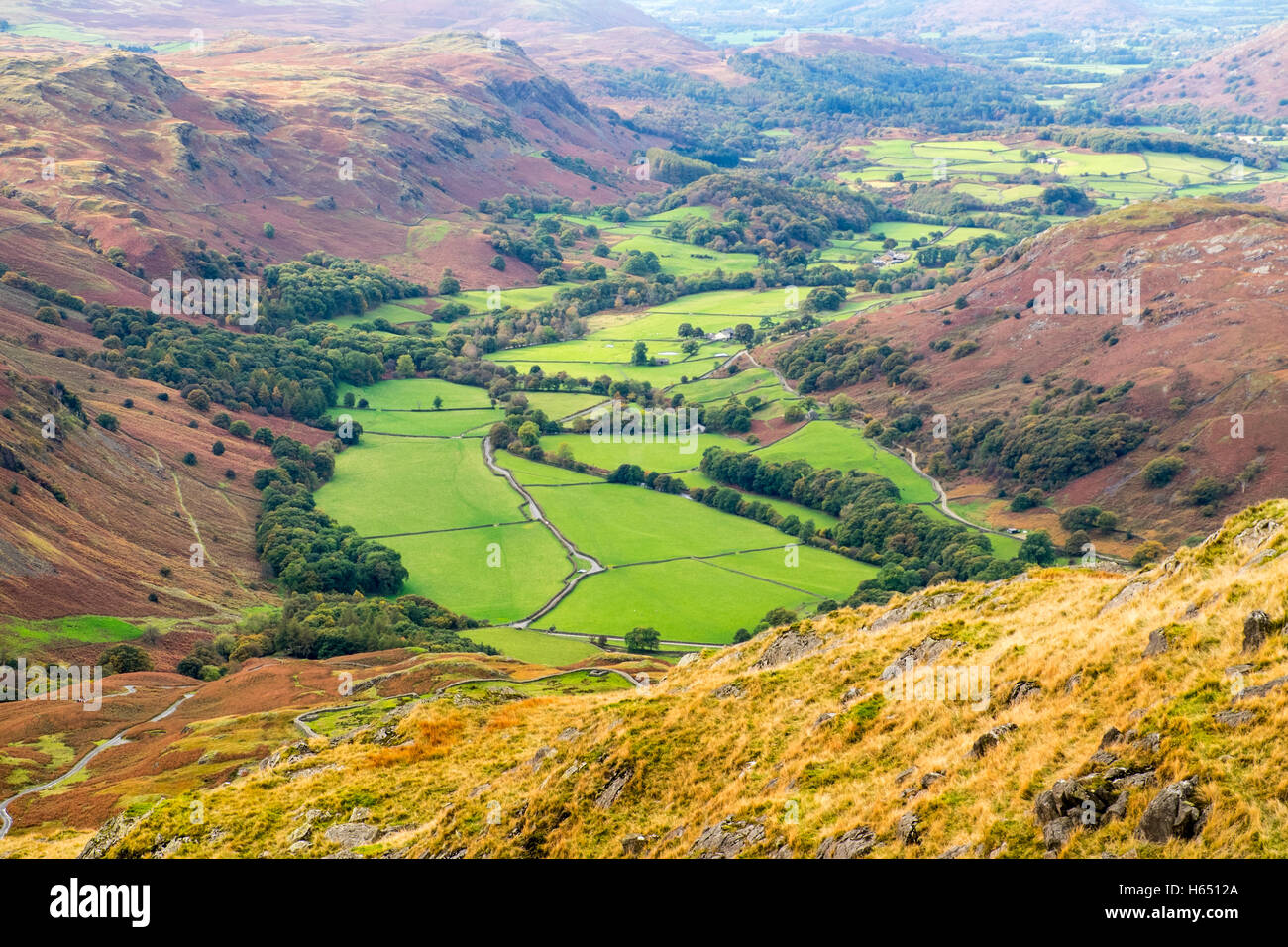 Eskdale in the western Lake District National Park, Cumbria, from ...