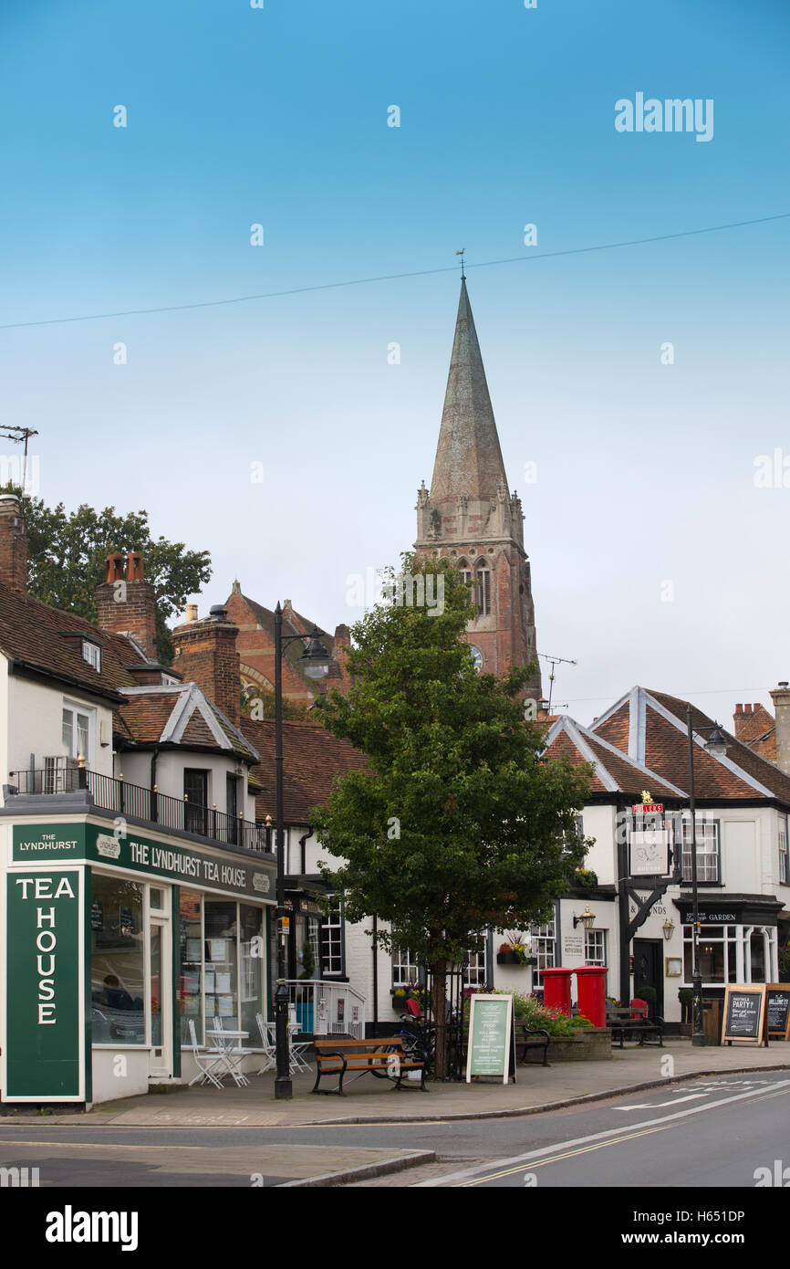 Lyndhurst, large village and civil parish situated in the New Forest ...