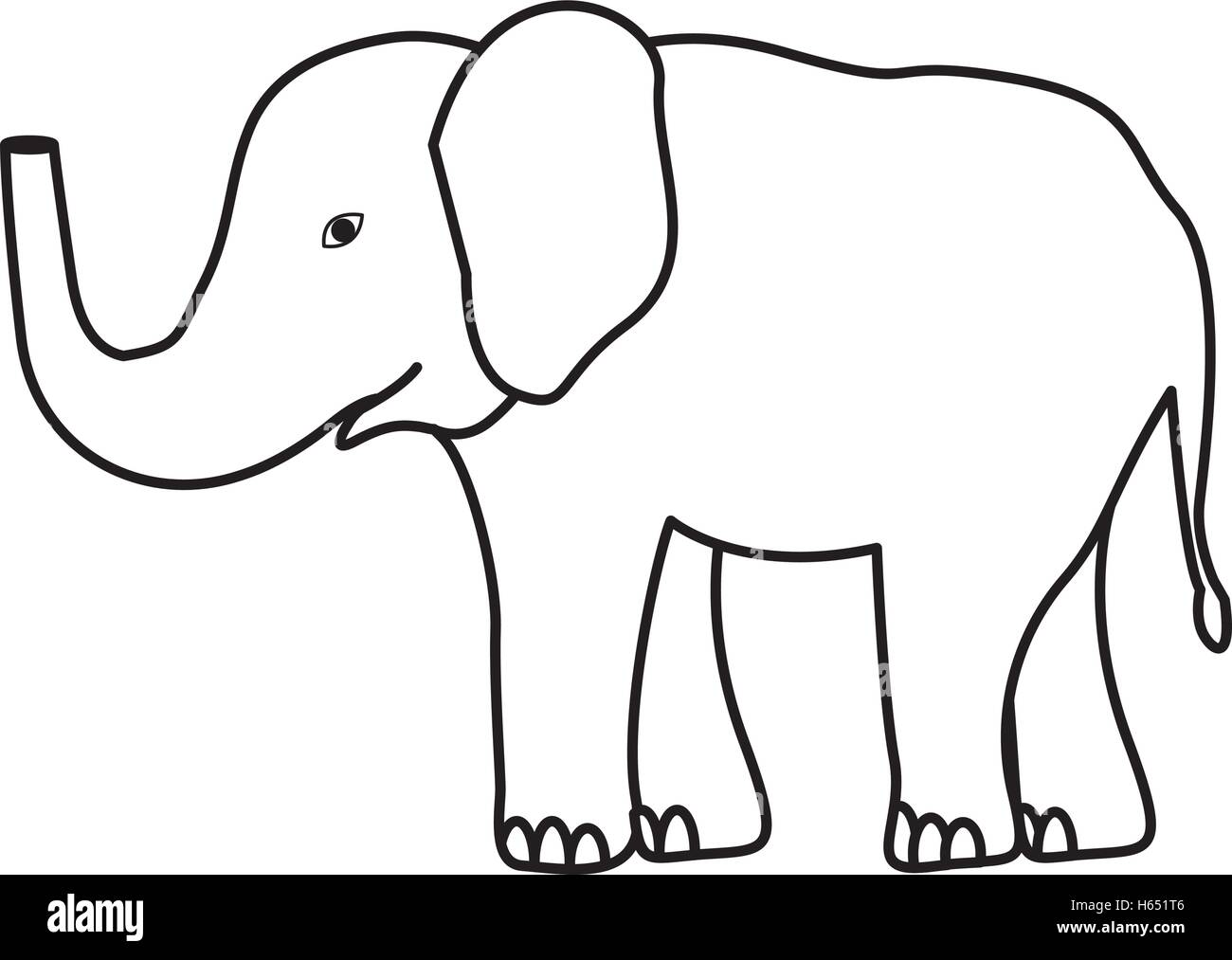 Elephant ivory india Stock Vector Images - Alamy