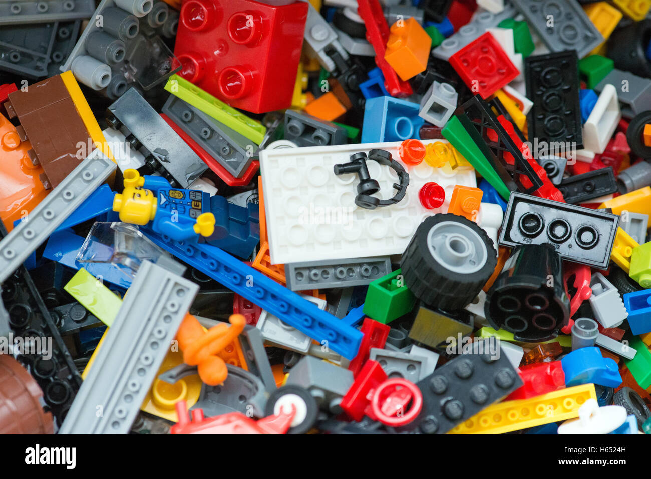 Lego minifigures on display at Cartoomics, event dedicated to comics ...