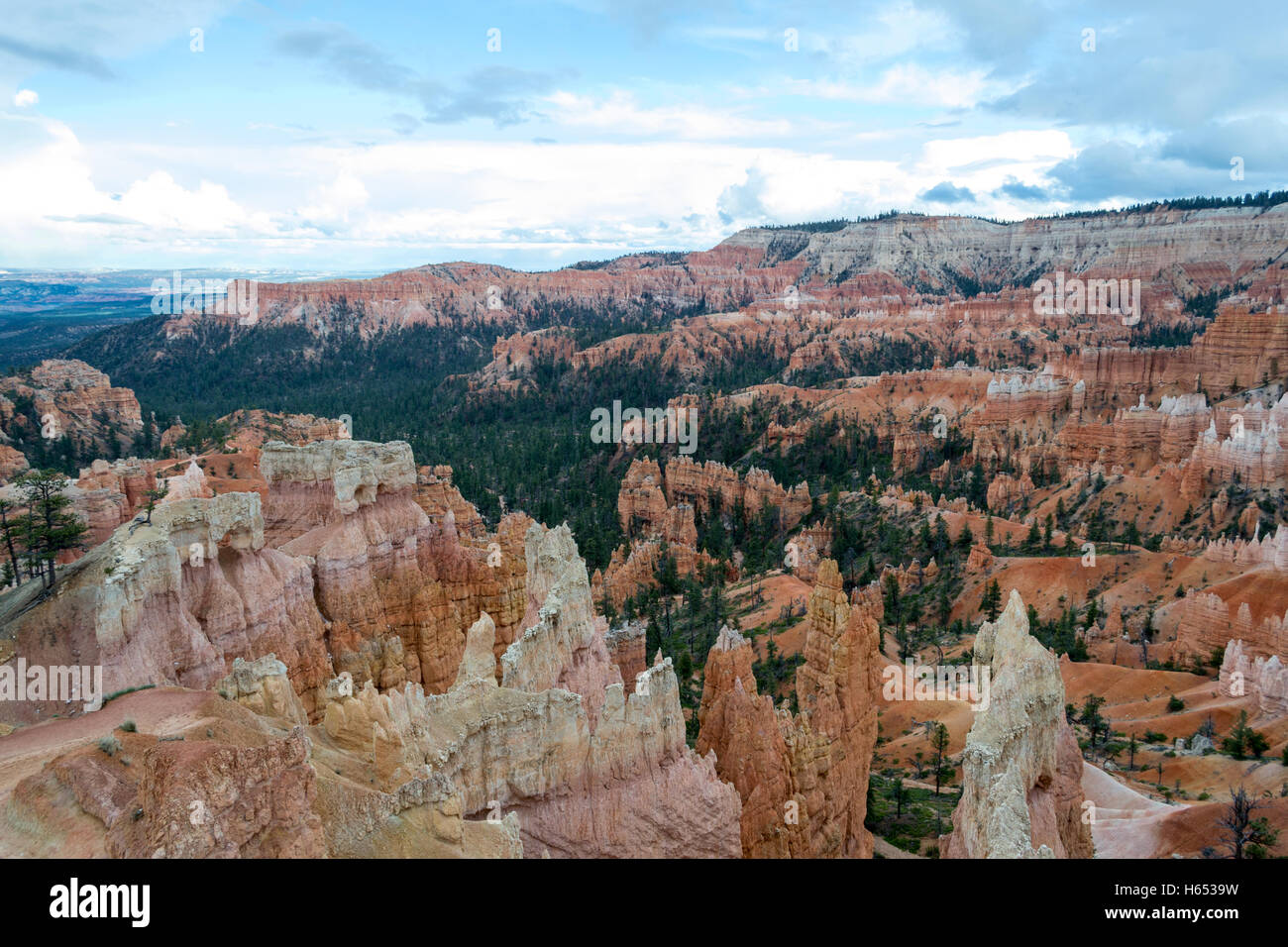 Bryce Canyon in Utah with its geological feature the Hoodoos Stock ...