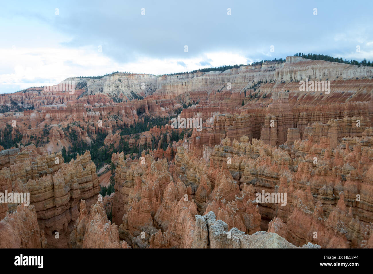 Bryce Canyon in Utah with its geological feature the Hoodoos Stock ...