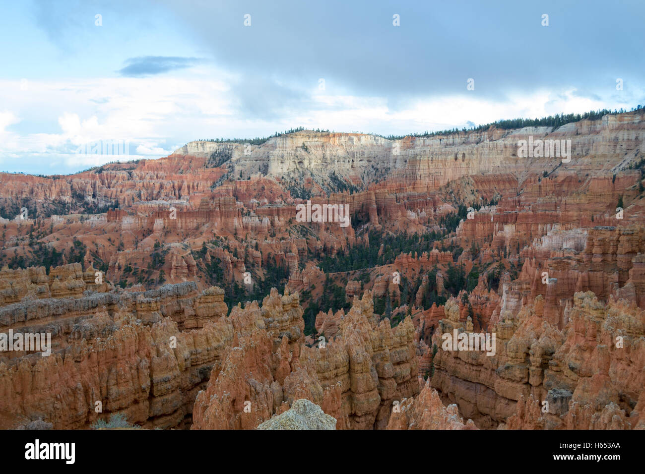 Bryce Canyon in Utah with its geological feature the Hoodoos Stock ...
