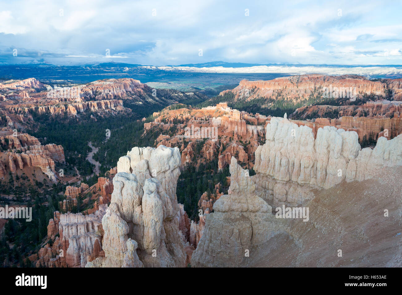 Bryce Canyon in Utah with its geological feature the Hoodoos Stock ...