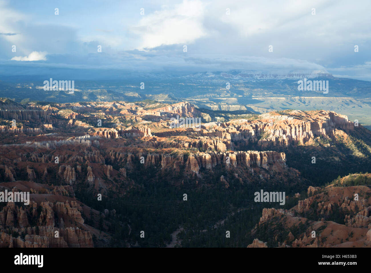 Bryce Canyon in Utah with its geological feature the Hoodoos Stock ...
