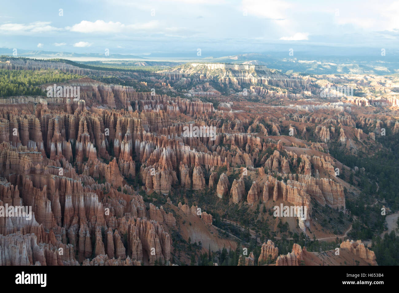 Bryce Canyon in Utah with its geological feature the Hoodoos Stock ...
