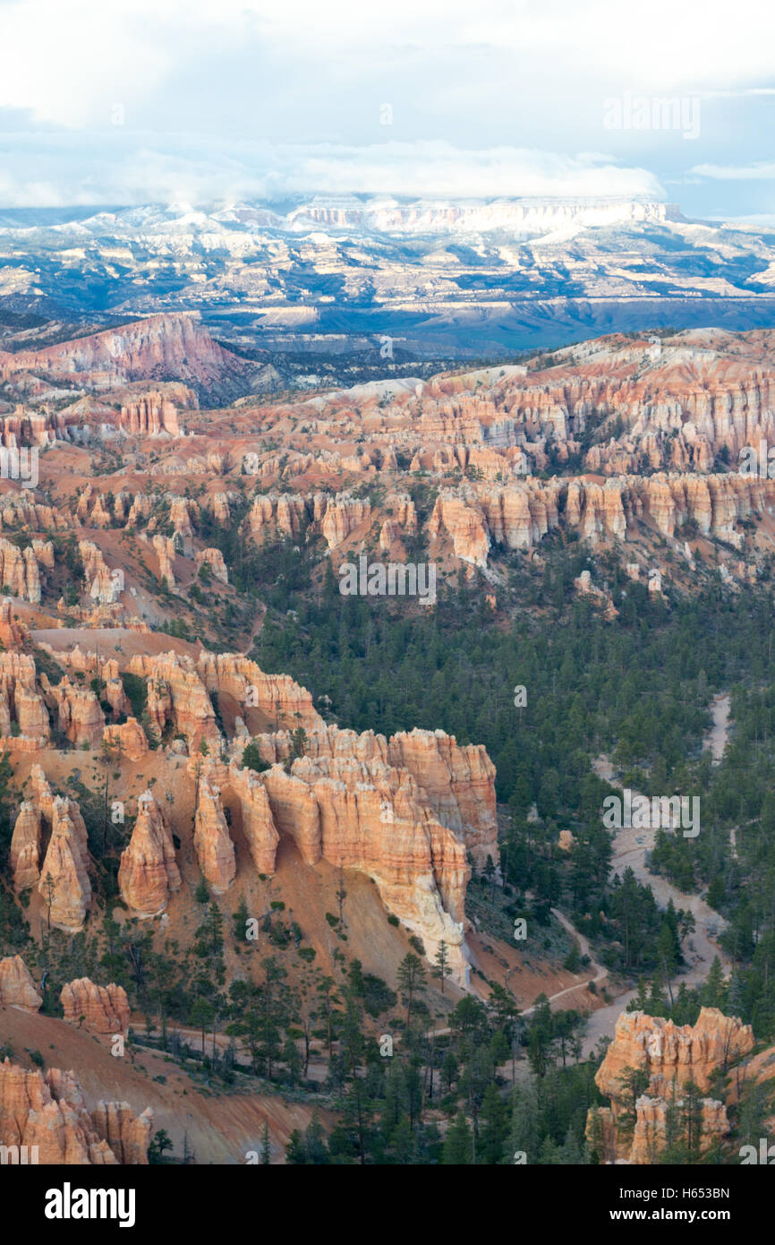 Bryce Canyon in Utah with its geological feature the Hoodoos Stock ...