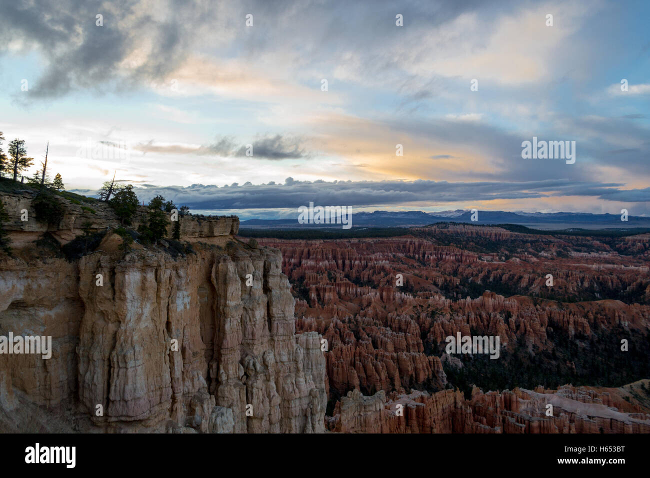 Bryce Canyon in Utah with its geological feature the Hoodoos Stock ...