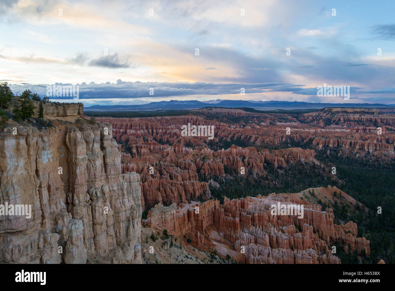Bryce Canyon in Utah with its geological feature the Hoodoos Stock ...