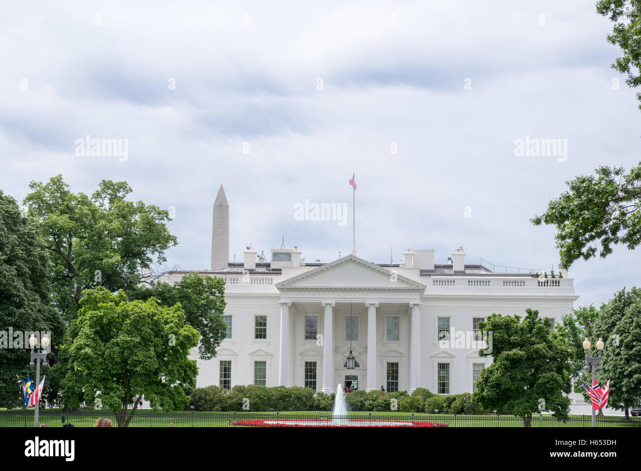 Designed by James Hoban, the White house is located in the National ...