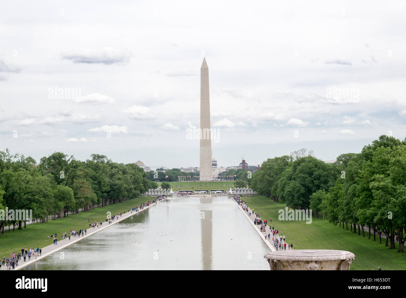 Obelisk in honor of the first president of United States, George ...