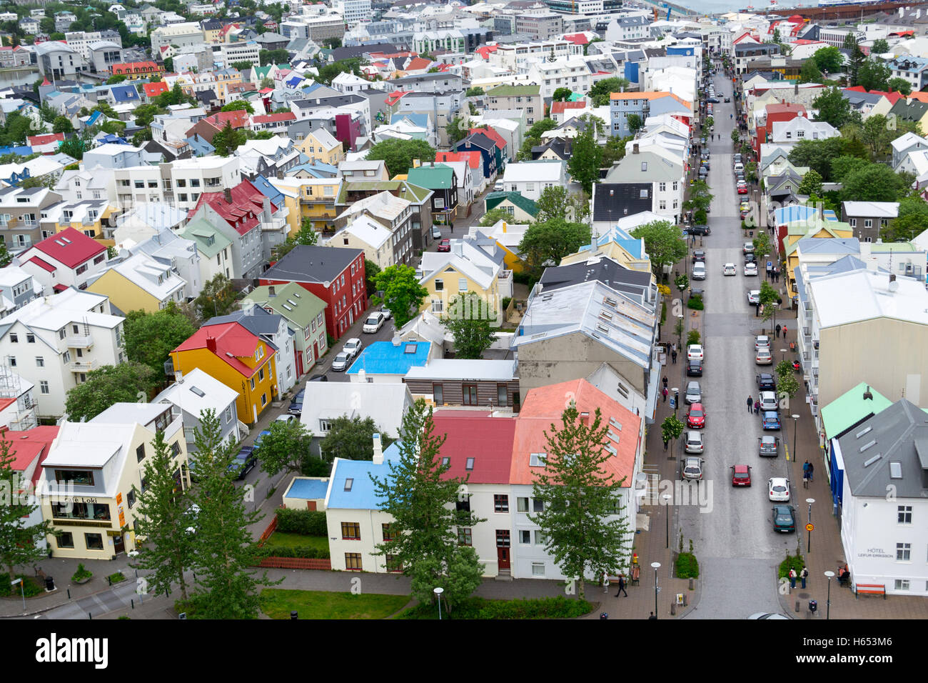 Reykjavik is the capital city of Iceland Stock Photo - Alamy