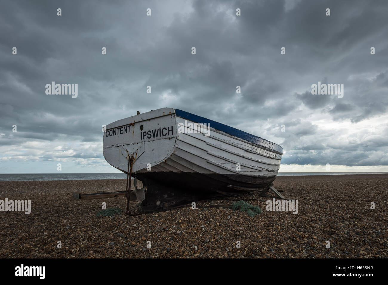 Grey wooden boat hi-res stock photography and images - Alamy